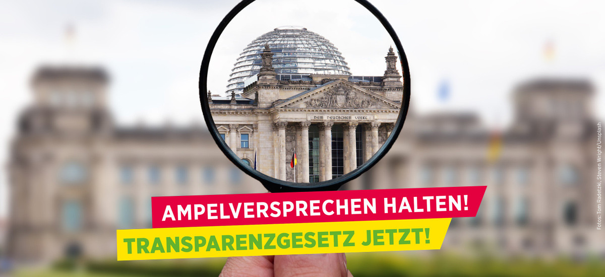 Bündnis Bundestransparenzgesetz: Jetzt unterschreiben: Petition für ein Transparenzgesetz ...